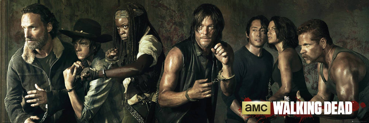 The Walking Dead Group Shot | Framed Prints | Red Dot