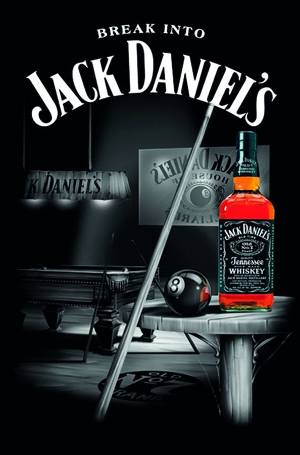 Jack Daniels Portrait Print | Framed Prints | Red Dot