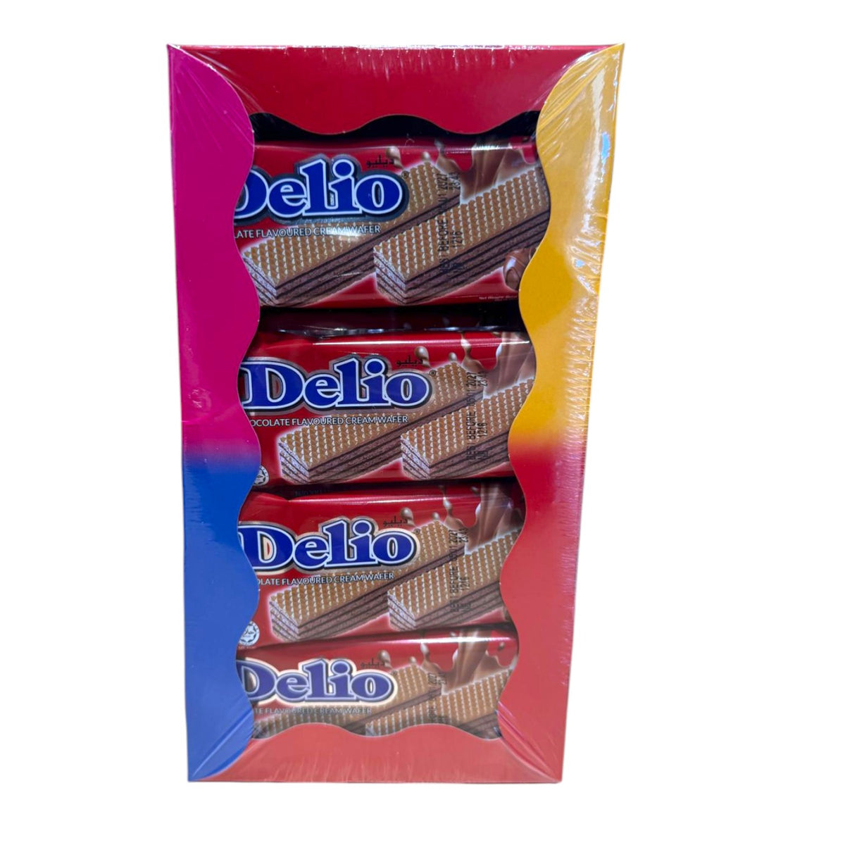 Delio Cream Wafer - Chocolate - 24 Pack – Red Dot
