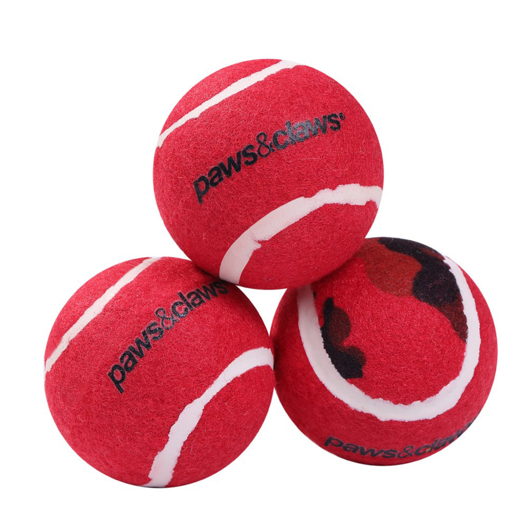 Camo Tennis Balls 3 Pack | Pet Supplies | Red Dot