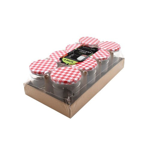 Toscana Conserve Jar Check Lid - 8 Pack – Red Dot