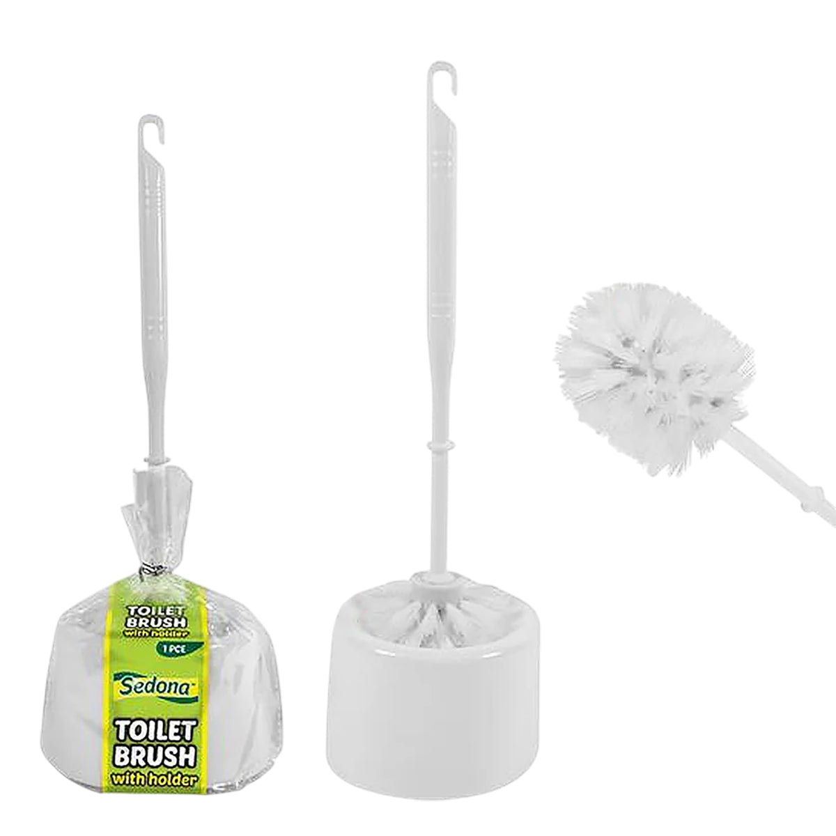 2 Piece Toilet Tidy Set – Red Dot