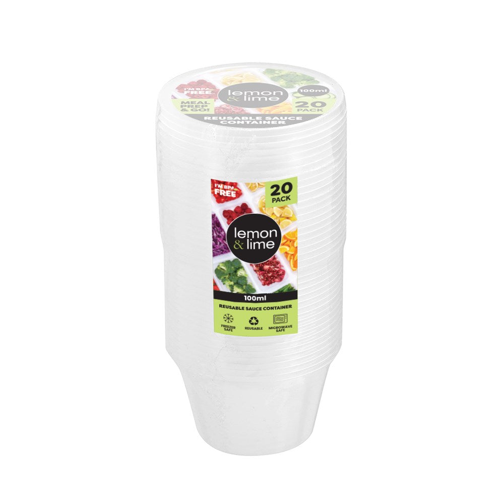 Food Container 100ml 15 Pack | Storage | Red Dot