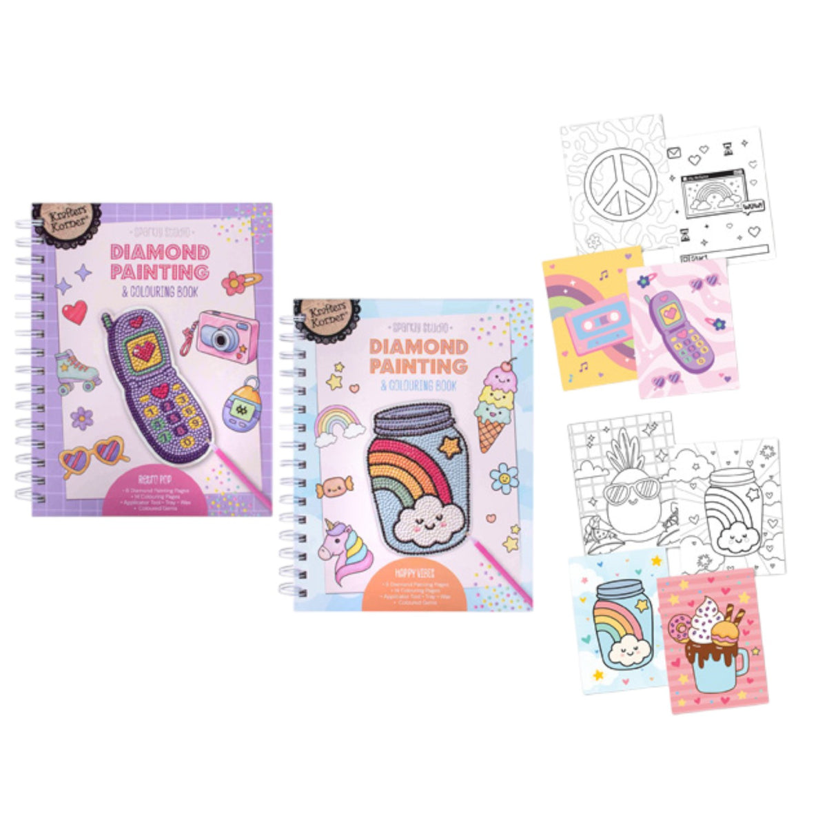 Diamond Painting and Colour Book – Red Dot